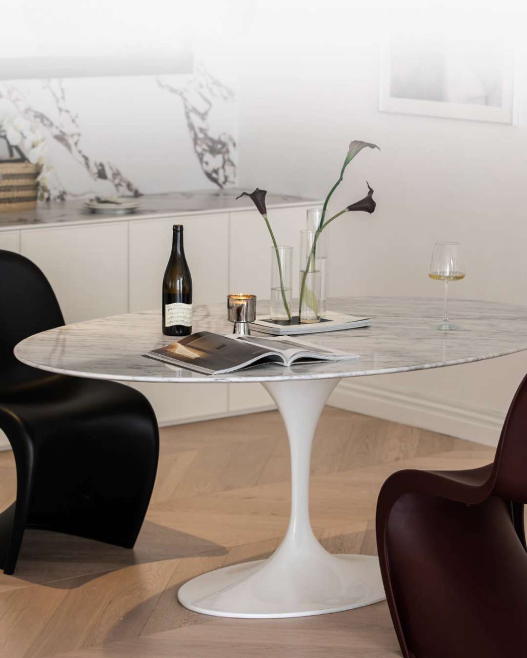 Tulip Marble Table – Mitten Studio