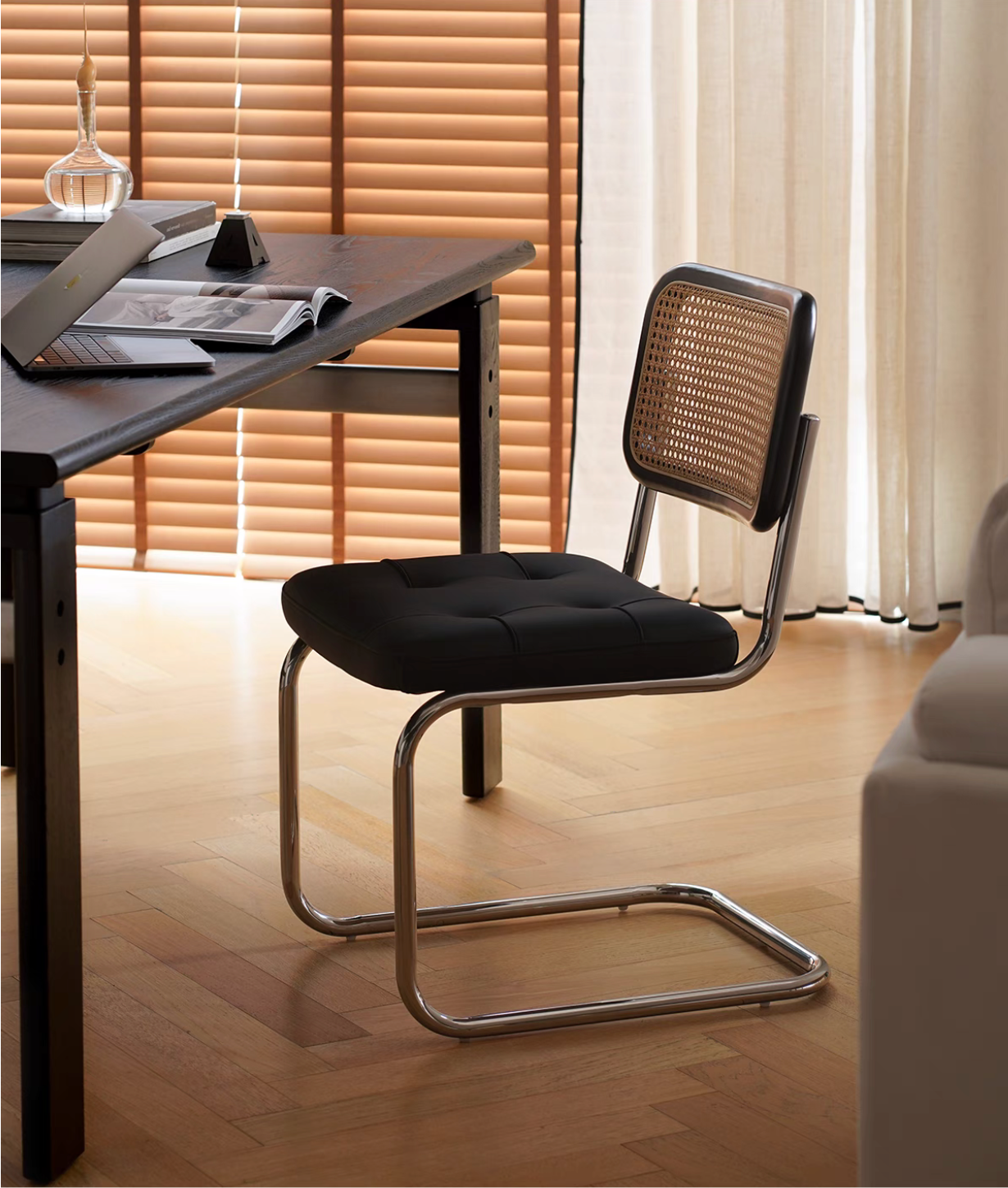 Black Napa Wesley Chair – Mitten Studio