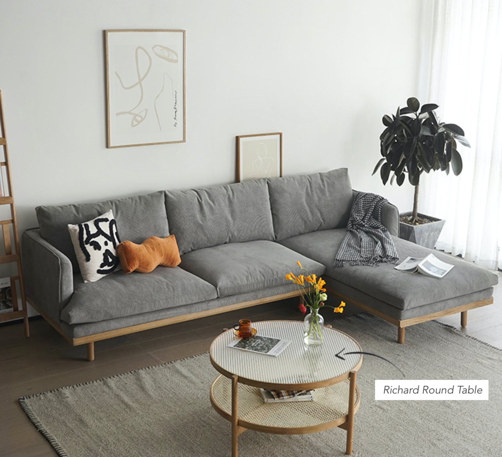 Ueno Sofa L Shape – Mitten Studio