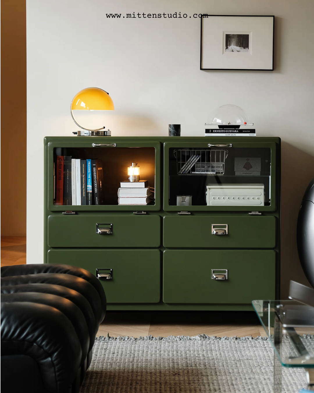 Moma Low Cabinet (Metal) – Mitten Studio